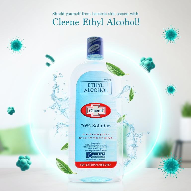 CLEENE Ethyl Alcohol 60 ml, Hobbies & Toys, Travel, Travel Essentials ...