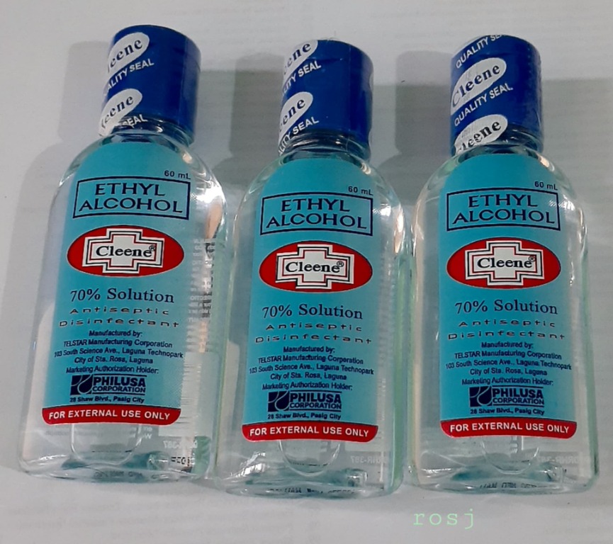 CLEENE Ethyl Alcohol 60 ml, Hobbies & Toys, Travel, Travel Essentials ...