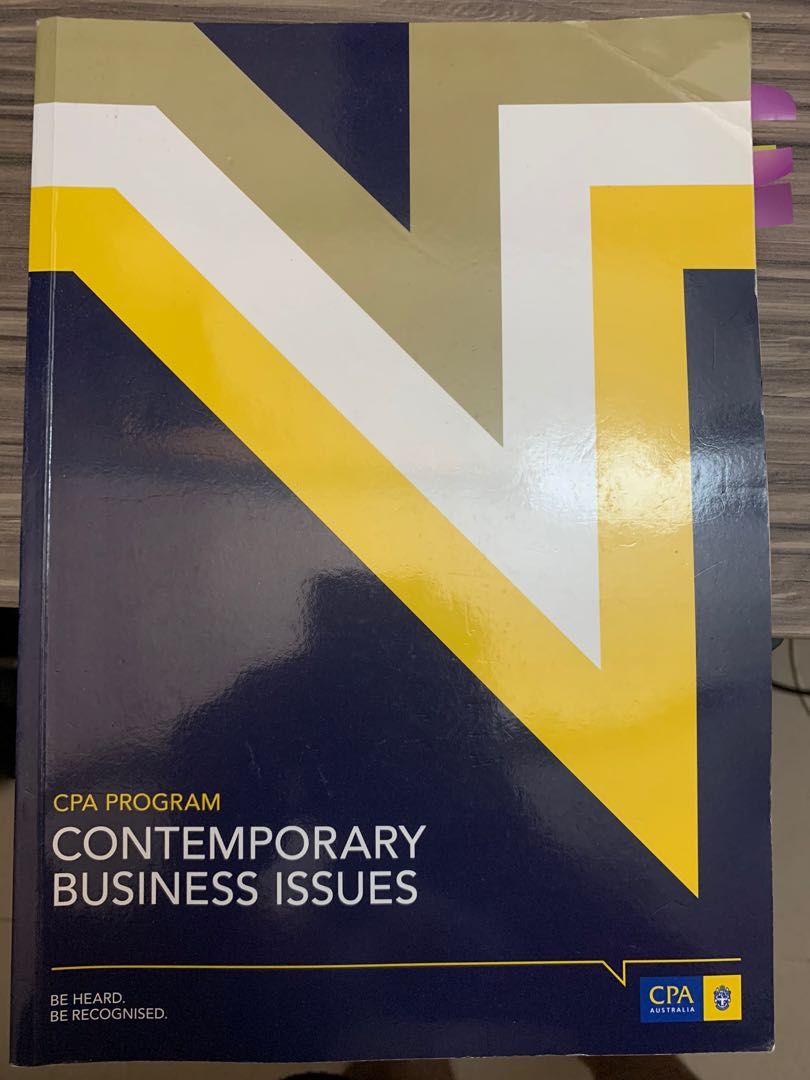 Contemporary Business Issues (CPA Australia), Computers & Tech, Office ...