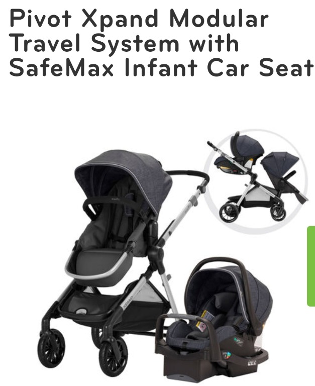 Evenflo Pivot Xpand, Babies & Kids, Going Out, Strollers on Carousell