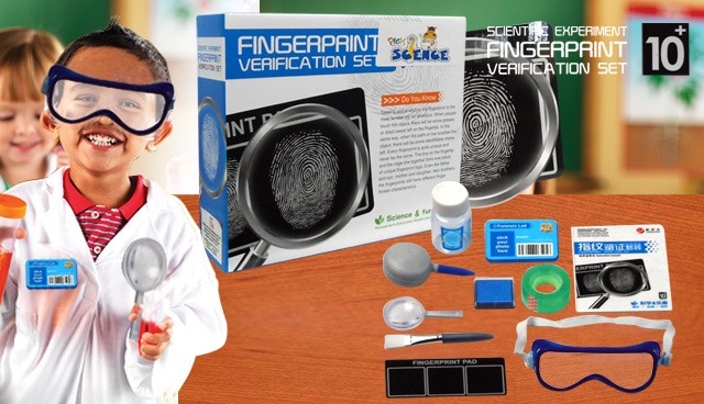 Fingerprint Verification Detective Forensic Science Exploration Kit for ...