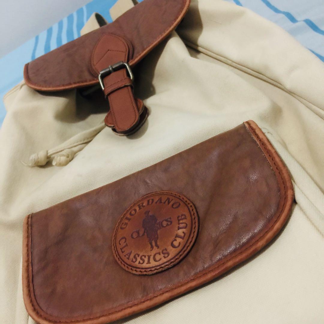 GIORDANO BACKPACK, Luxury, Bags & Wallets on Carousell