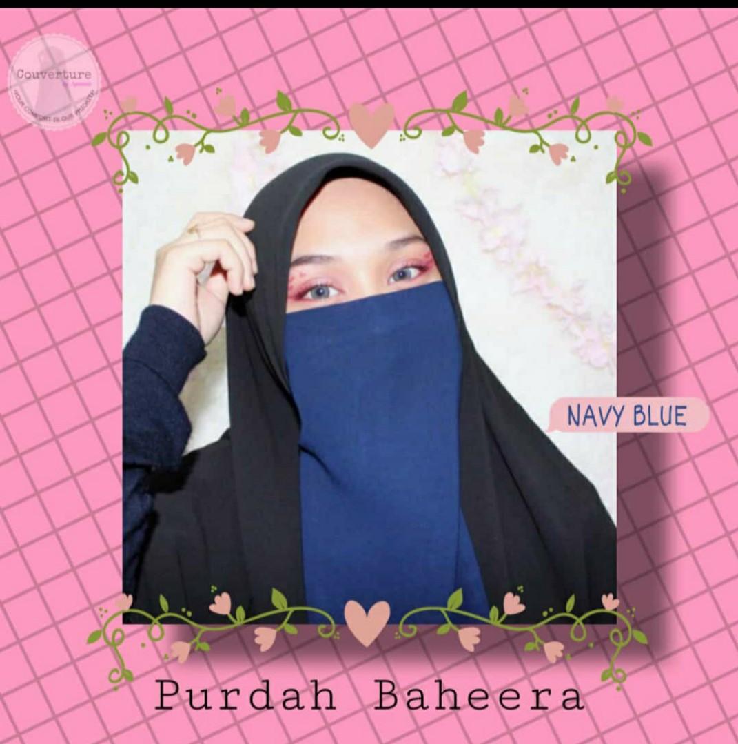 Half Purdah, Women's Fashion, Muslimah Fashion, Hijabs on Carousell