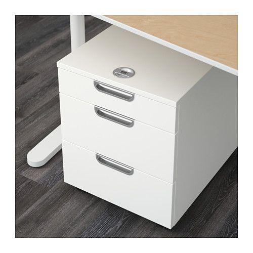 IKEA Galant drawer unit on castors with number lock, Furniture & Home ...
