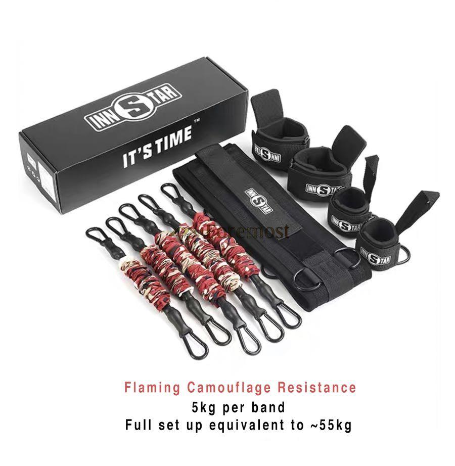 Innstar Multi-Functional Resistance Bands MMA Bodyweight Exercise ...