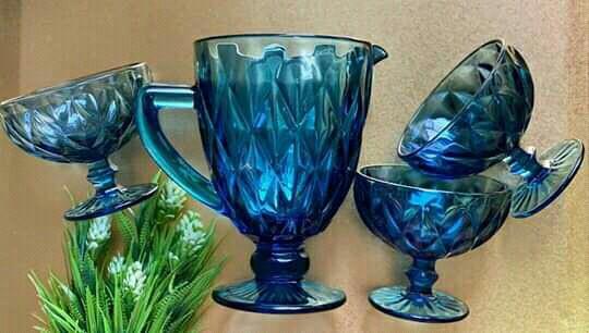 IVANA ALAWI'S DRINKING GLASS/PITCHER, Furniture & Home Living ...