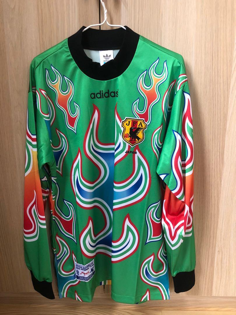 Japan 1997 goalkeeper football shirt new w/tags S-XXL, 男裝, 外套及戶外衣服 ...