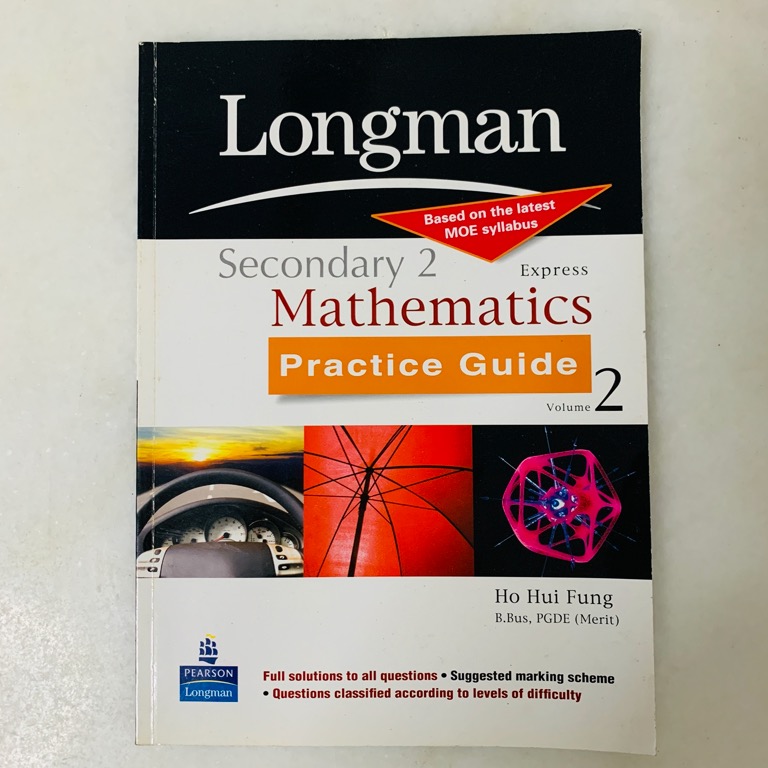 Longman Secondary 2 Mathematics Practice Guide 2, Books & Stationery ...