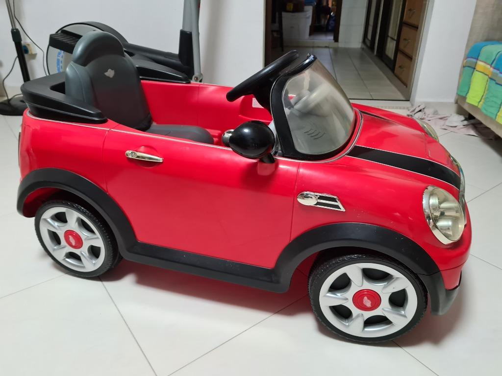 Mini Cooper S Electric toy car, Hobbies & Toys, Toys & Games on Carousell