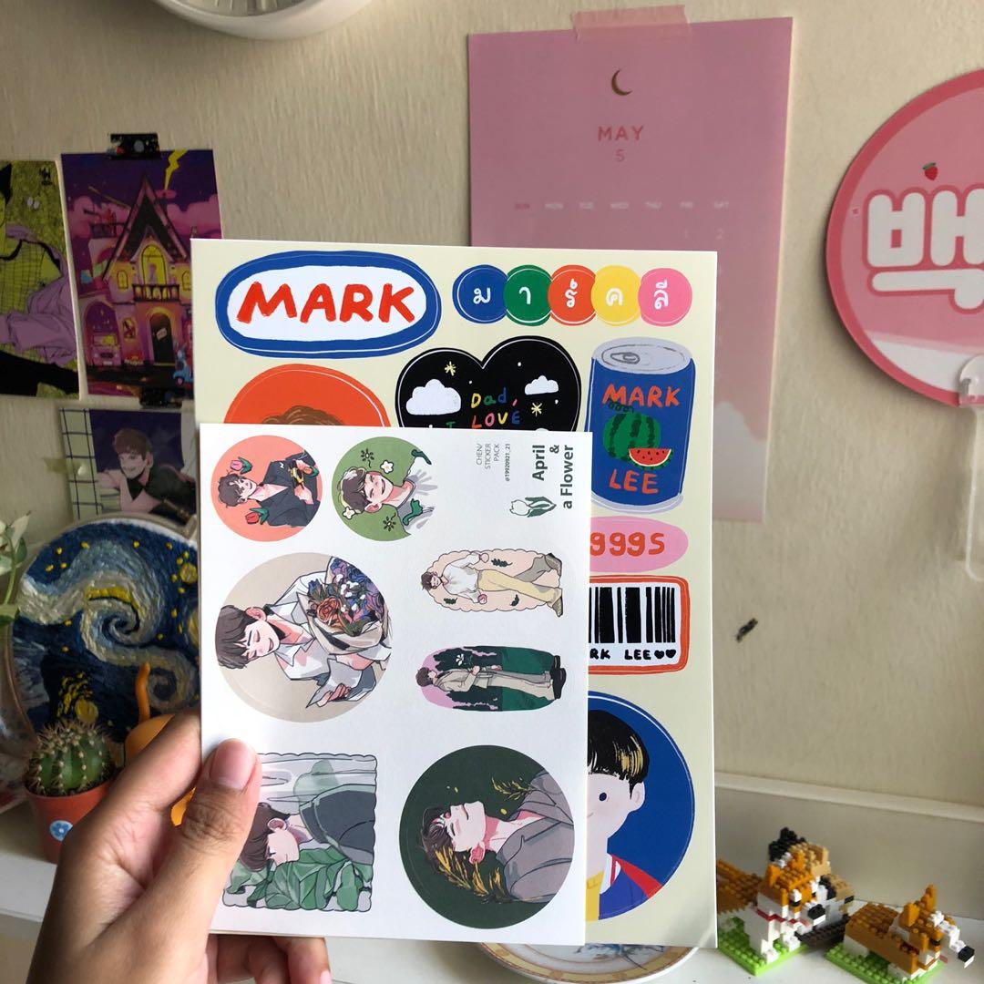 A5 NCT Cute Mark Lee Sticker, Hobbies & Toys, Collectibles ...