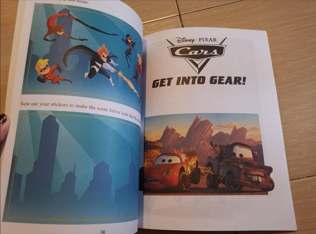 New Disney Pixar Stickers Treasury Activity book, Hobbies & Toys, Books ...