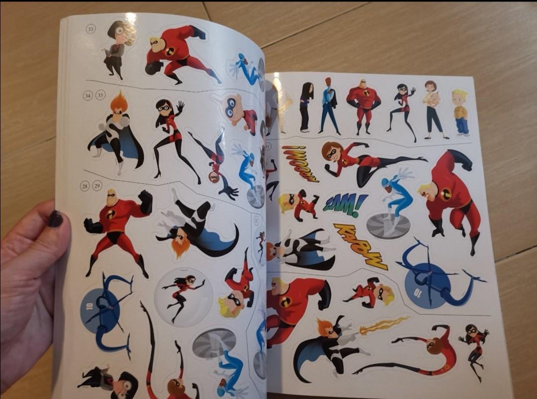 New Disney Pixar Stickers Treasury Activity book, Hobbies & Toys, Books ...