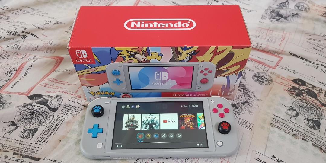 Nintendo Switch Lite (Bundle) - Pokemon Edition, Video Gaming, Video ...