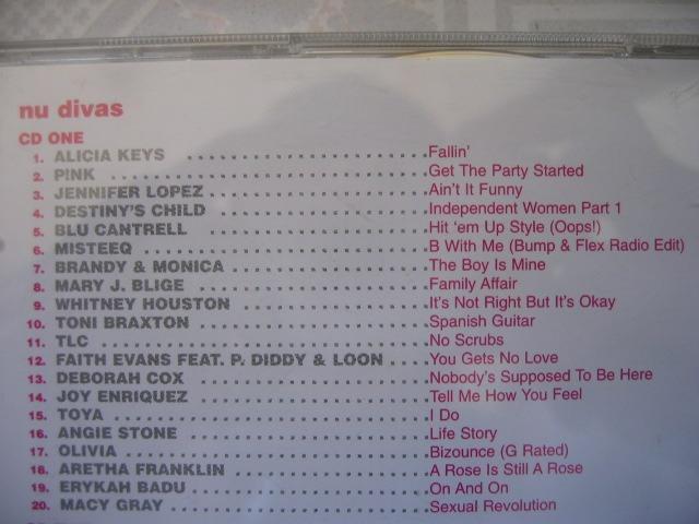Nu Divas CD (2碟) (Alicia Keys, P!NK, Jennifer Lopez, Destiny's Child, Mary J. Blige, Whitney ...