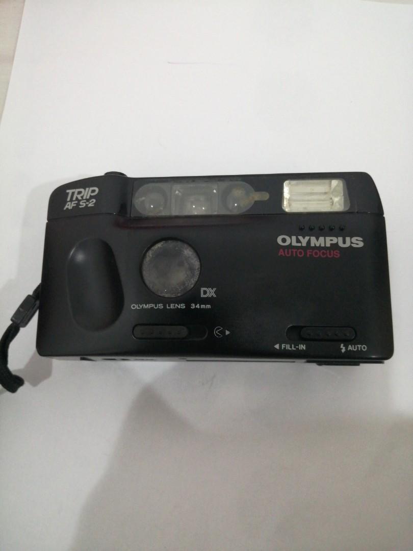 Olympus analog film camera, Photography, Cameras on Carousell