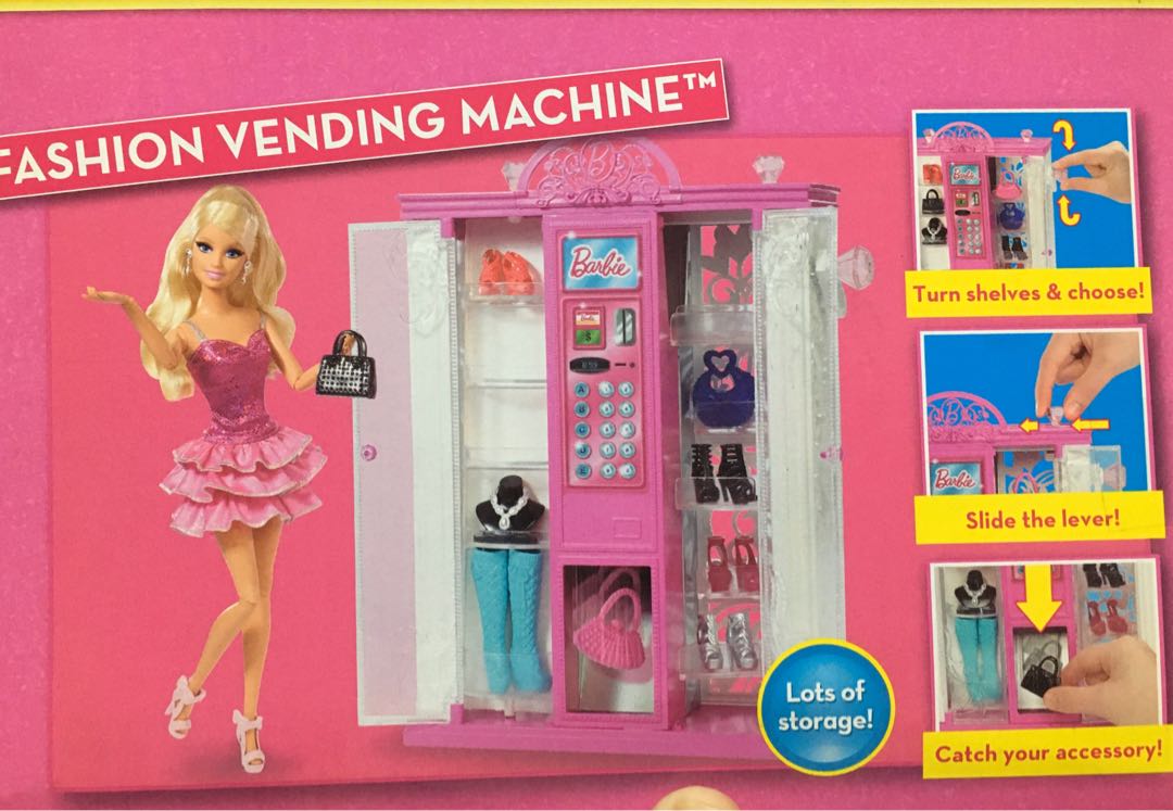 Original Barbie Fashion Vending Machine, Hobbies & Toys, Toys & Games ...