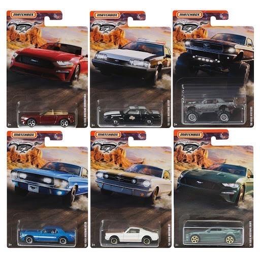 {ORIGINAL} MATCHBOX FORD MUSTANG SERIES SET OF 6 (GGF12), Hobbies ...