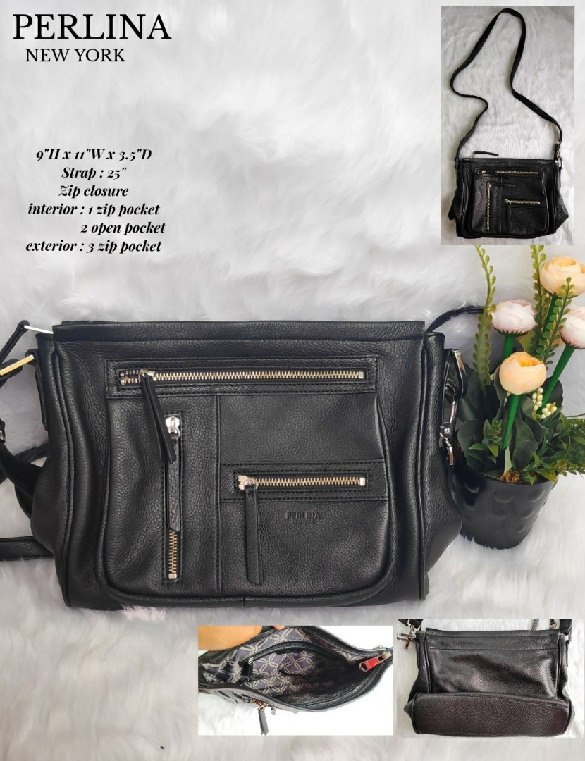 Perlina New York Sling Bag, Women's Fashion, Bags & Wallets, Cross-body ...