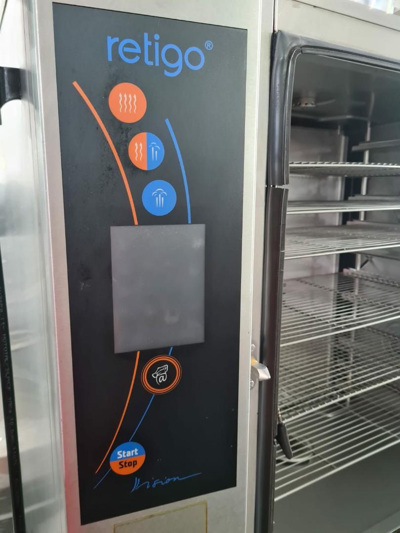 Retigo Blue Vision 10x GN 1/1 + 1 Electric Commercial Combi Oven ...