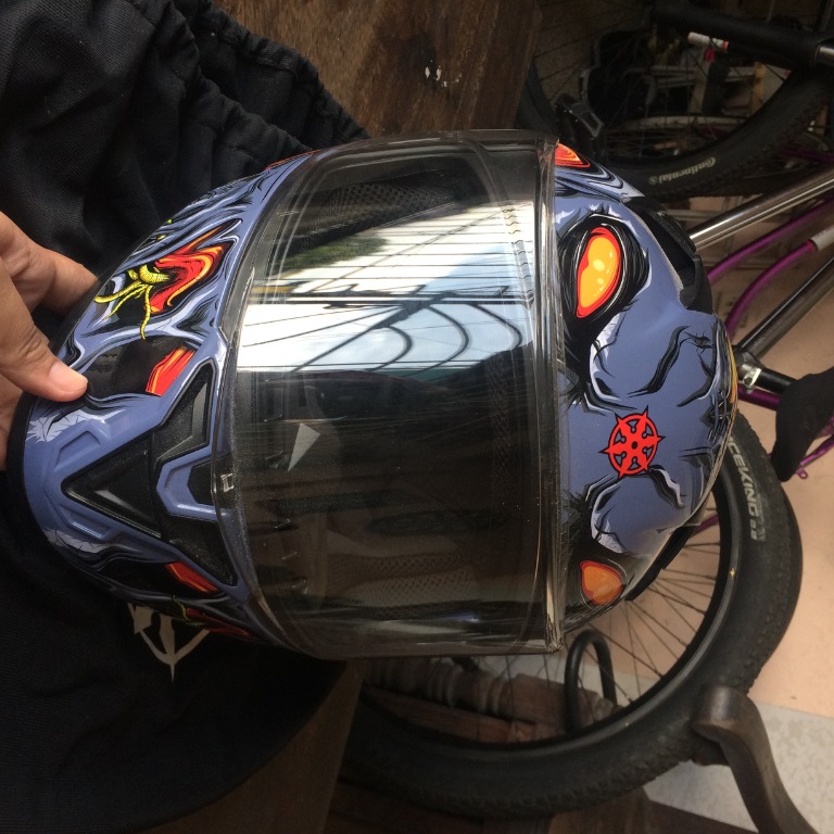 Ryo demon full face helmet, Motorbikes, Motorbike Parts & Accessories ...