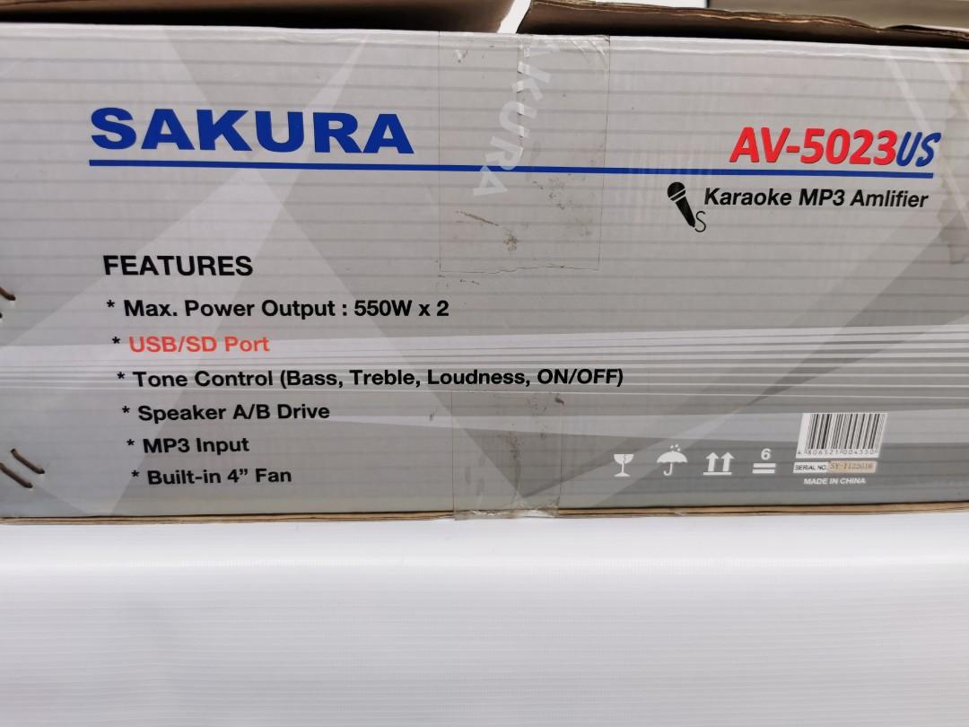 Sakura amplifier AV733, Audio, Soundbars, Speakers & Amplifiers on ...