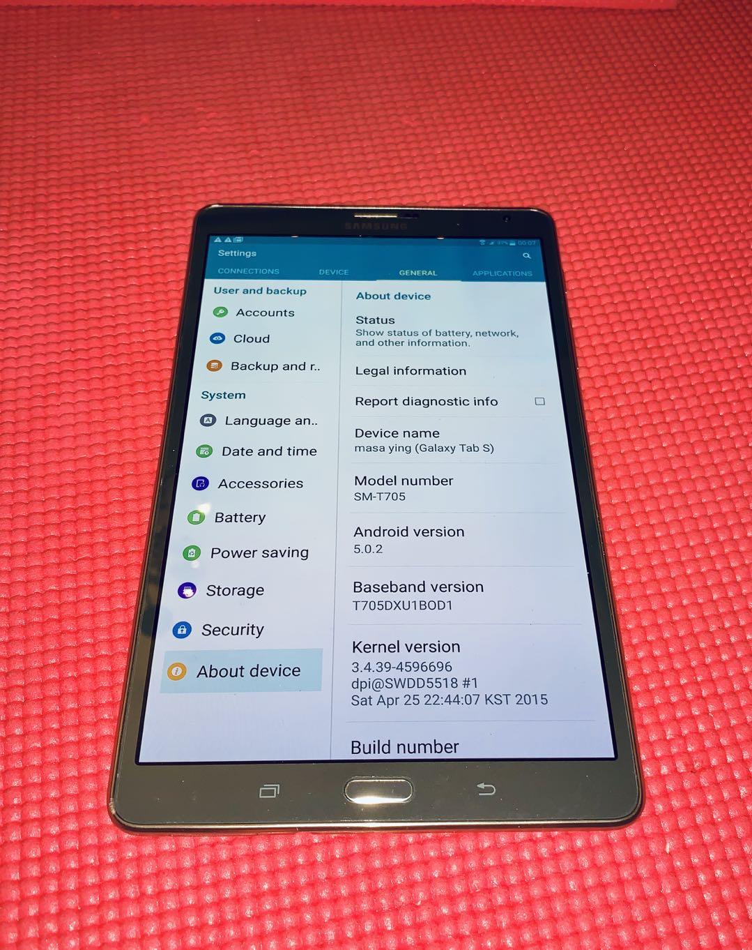 Samsung Galaxy Tab S - first 8inch tablet with OLED display, Mobile ...