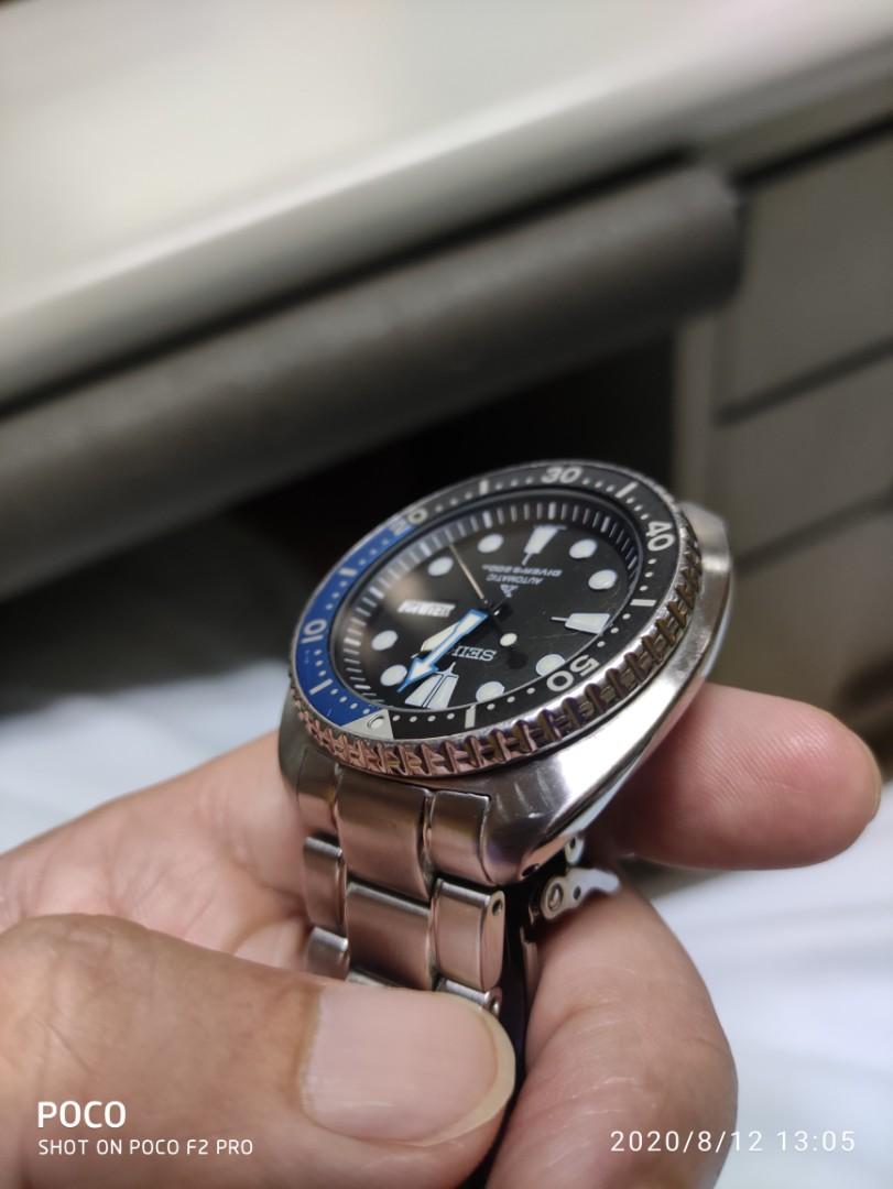 Seiko turtle batman, Men's Fashion, Watches & Accessories, Watches on ...