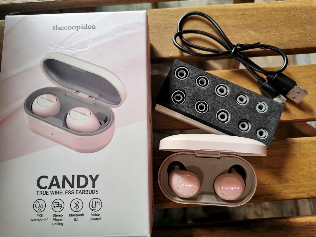Thecoopidea Candy True Wireless Earbuds, Audio, Earphones on Carousell