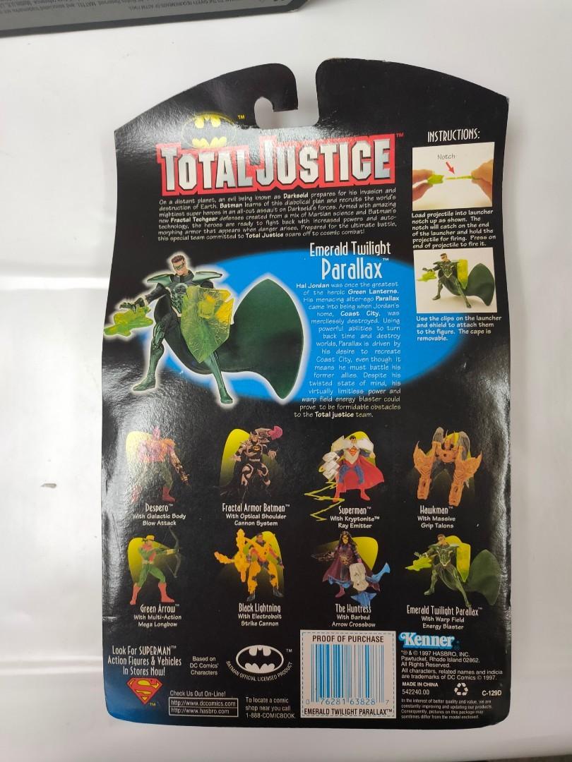 Total Justice Parallax Hal Jordan DC Comics action figure, Hobbies ...