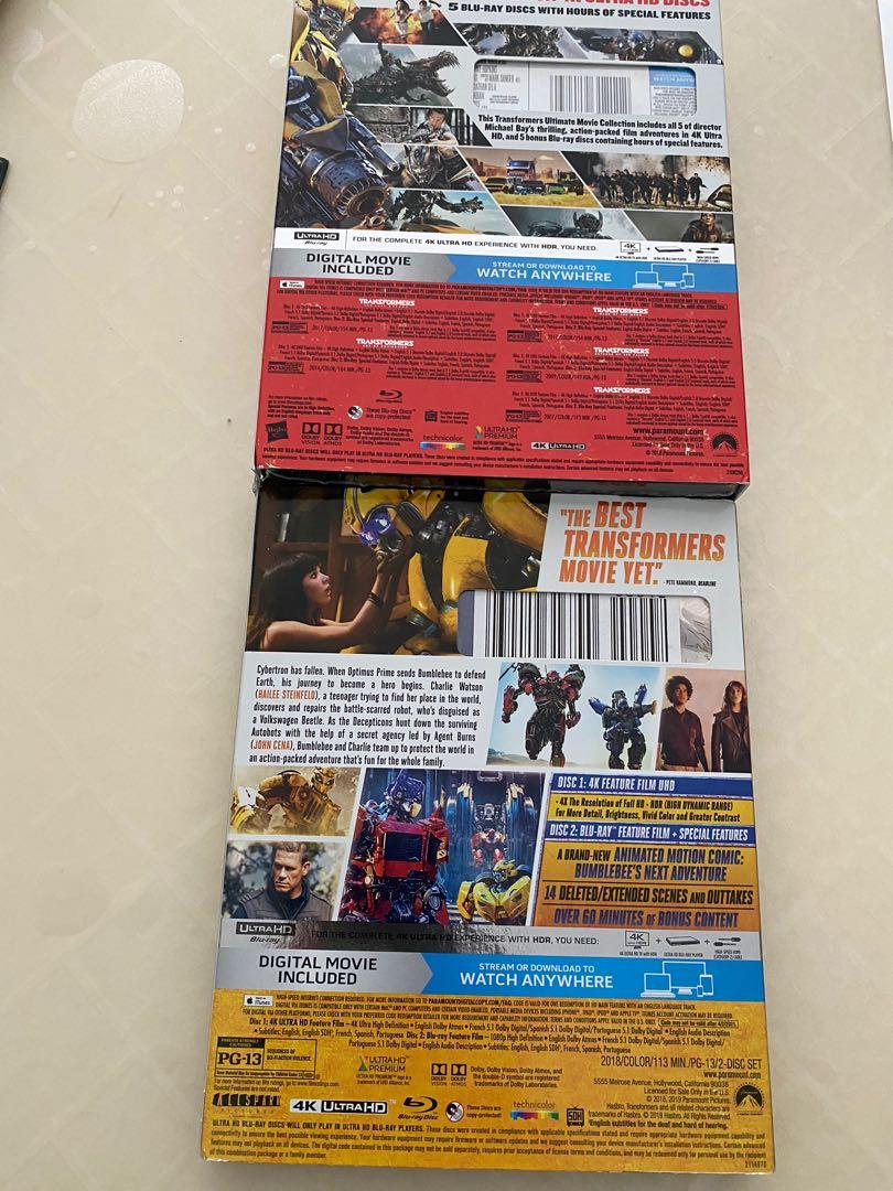 Transformers & Bumblebee Collection (4K Ultra HD), TV & Home Appliances ...