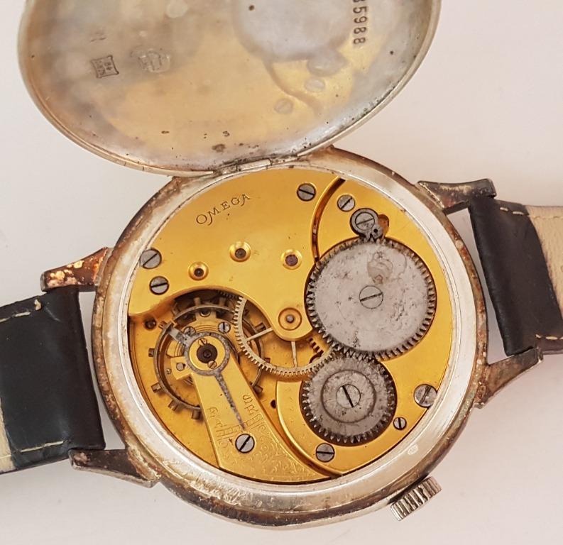 Vintage Omega manual wind wrist watch, Swiss Made, World War One Trench ...