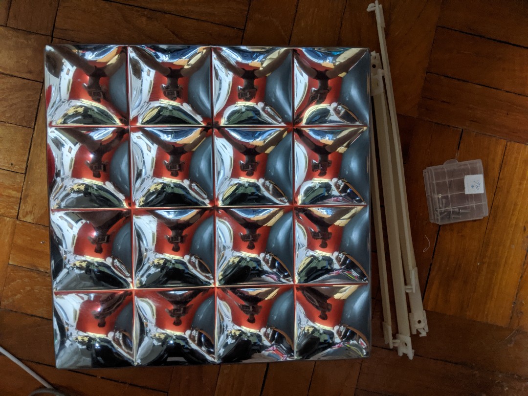 Warped Mirror Centerpiece, Furniture & Home Living, Home Decor, Mirrors ...