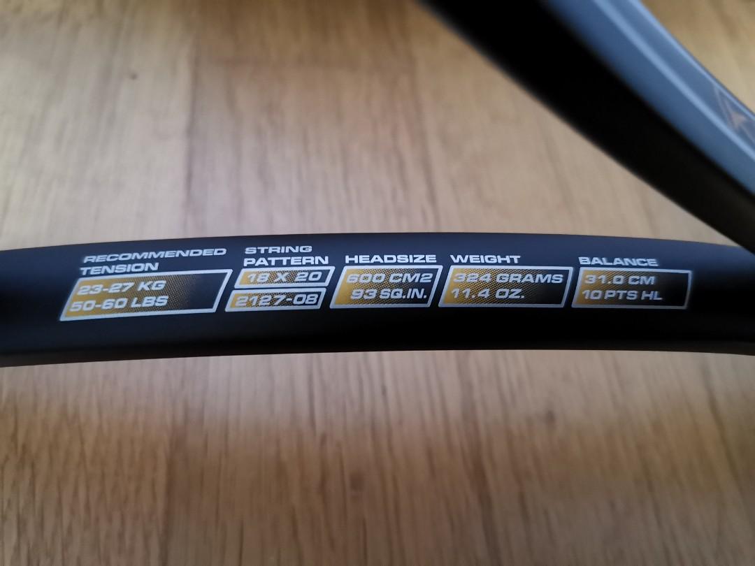 Wilson k blade tour 93 tennis racquet, Sports Equipment, Sports & Games ...