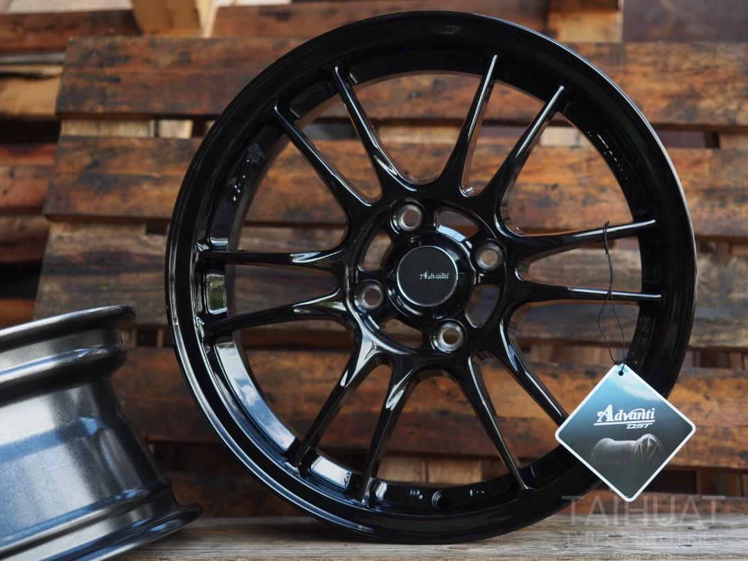 15" Advanti Racing Storm N718 flow formed DST 4x100 rims, Car ...