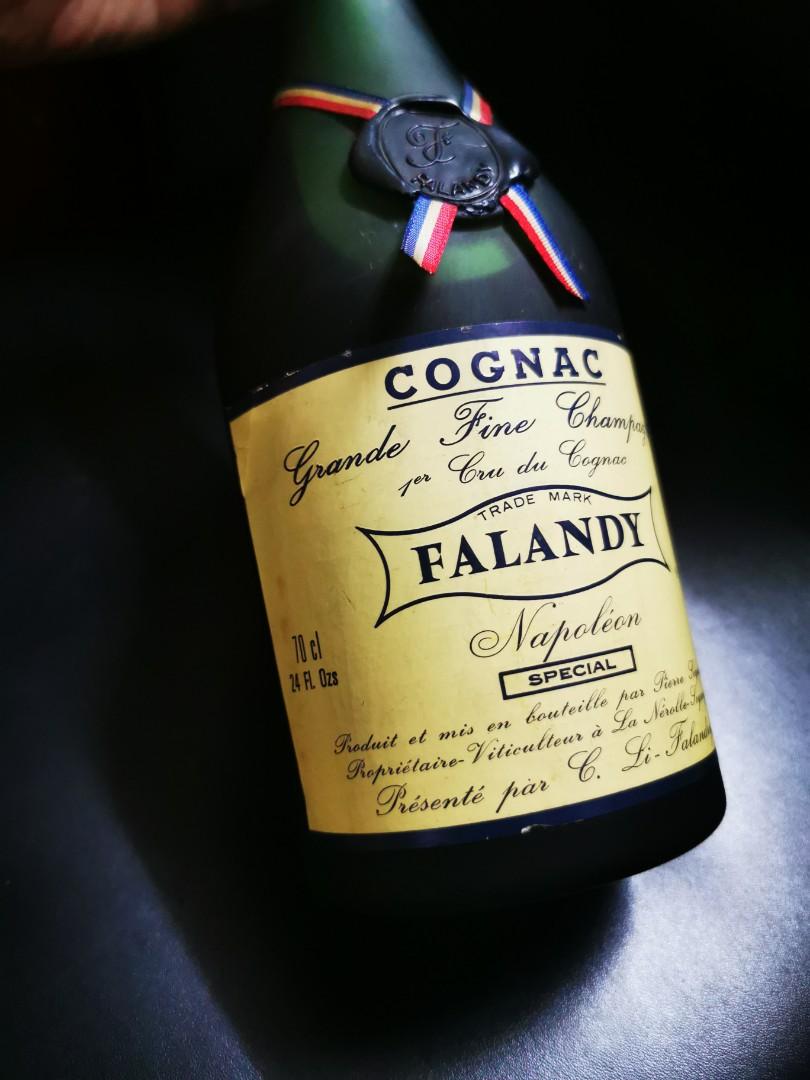 【絕迹市場品牌】 珍罕火漆頭保君能干邑FALANDY Napoleon Cognac, 嘢食 & 嘢飲, 酒精飲料 - Carousell