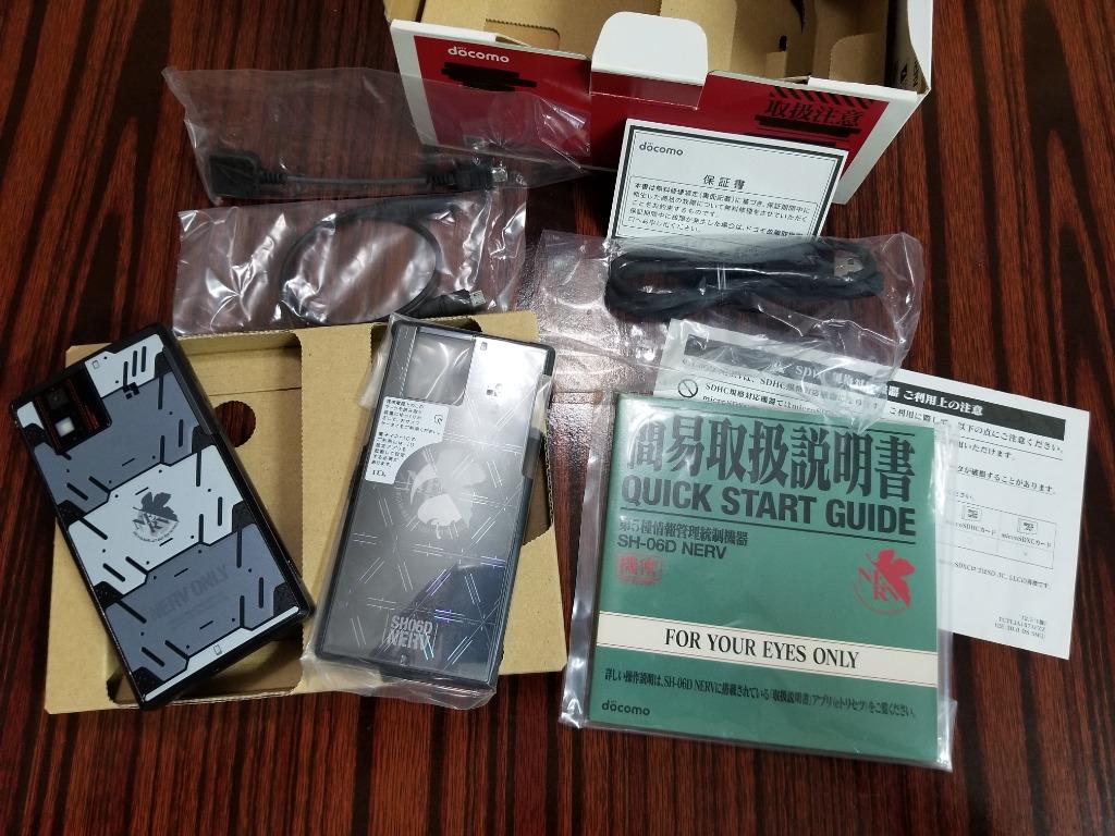 日版 SHARP AQUOS PHONE SH-06D NERV 聯合國特務機關人員專用 EVA限量 裸視3D 特別版 新世紀福音戰士 劇場版 ...