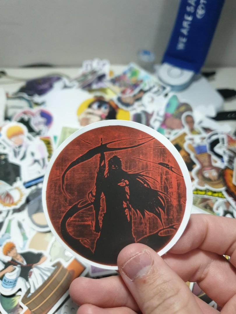 Anime laptop stickers. Mix of stickers from anime like One Piece,Demon ...