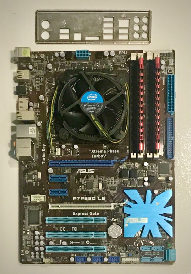 Asus P7P55D LE + i5 750 + 8GB DDR3 Ram, Computers & Tech, Parts ...