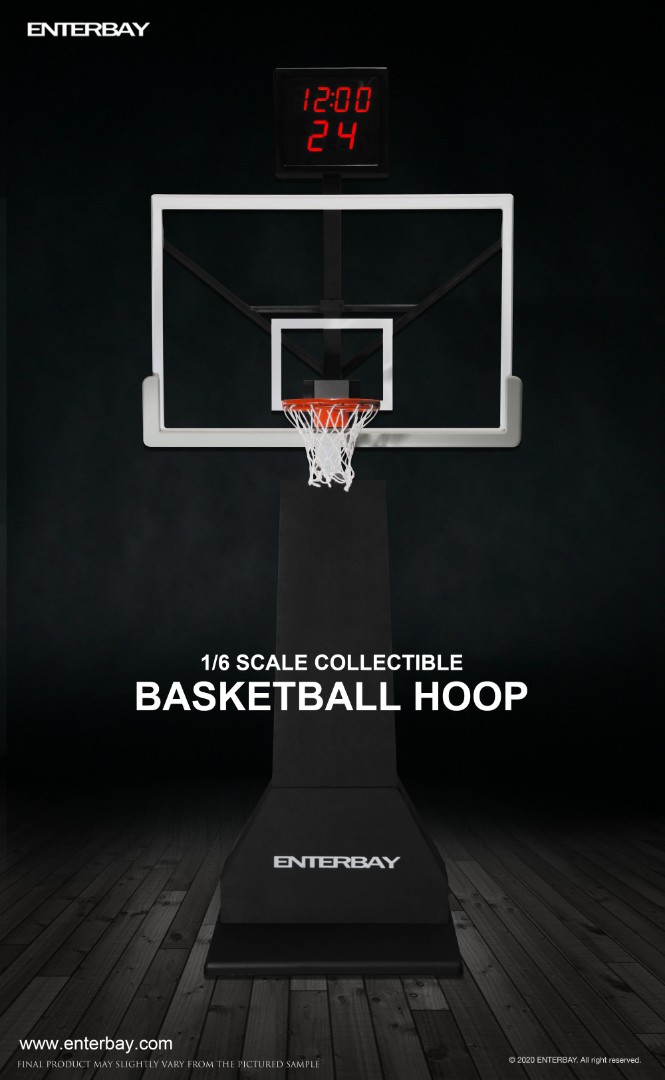 Enterbay 1/6 Scale NBA Basketball Hoop Count Down Timer Michael Jordan ...