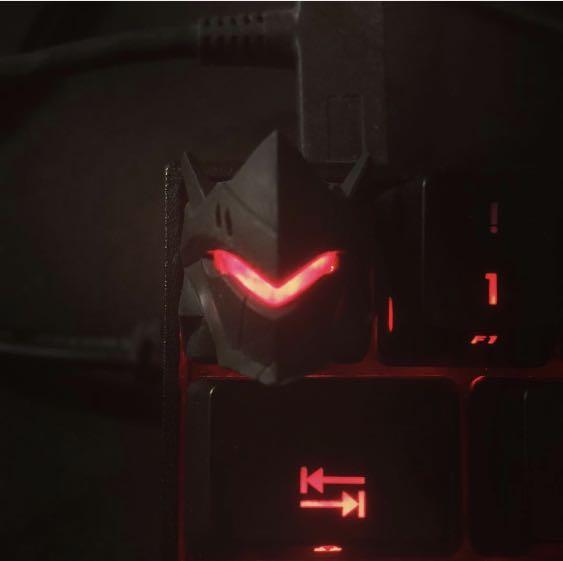 Genji (Overwatch) Artisan Keycap (Black), Computers & Tech, Parts ...