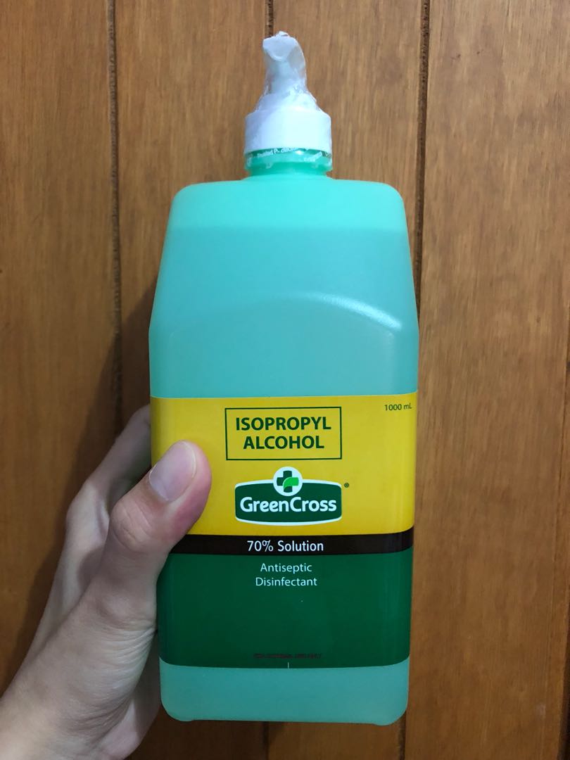 Green Cross 70% Isopropyl Alcohol pump bottle 1L, Beauty & Personal ...