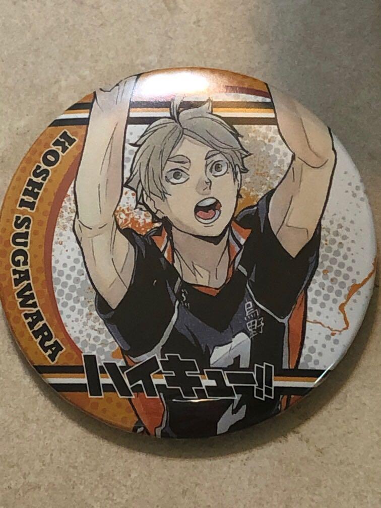 HAIKYUU !! KOSHI SUGAWARA BADGE ( OFFICIAL MERCH / MADE IN JAPAN ...