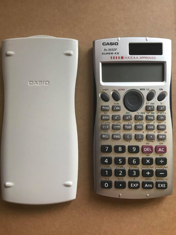 HKEAA Approved Casio fx-3650P Super -Fx 計算機, 興趣及遊戲, 手作＆自家設計, 文具 - Carousell