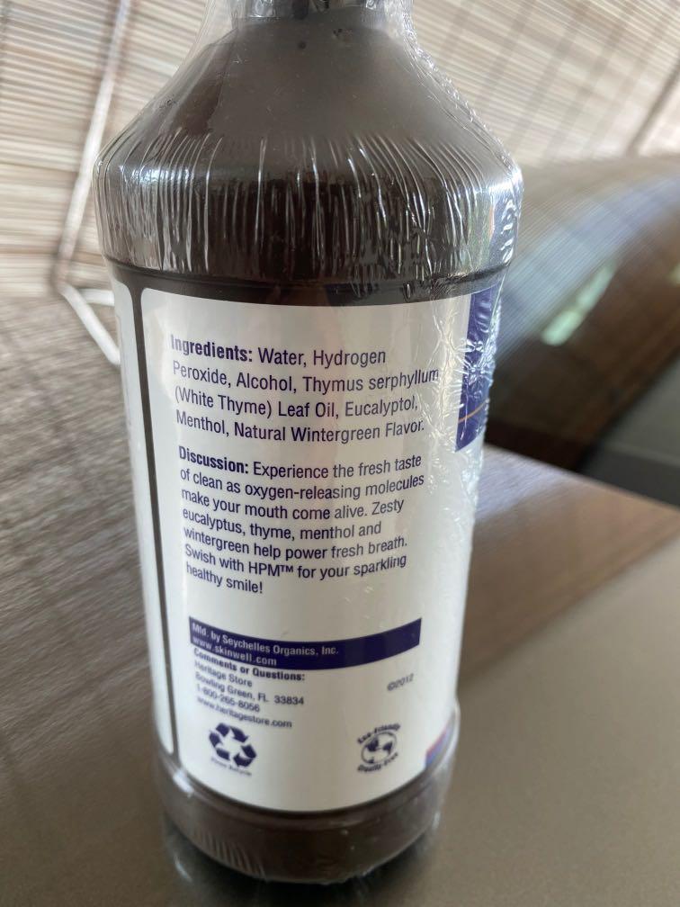 Hydrogen peroxide mouthwash, Health & Nutrition, Health Supplements ...