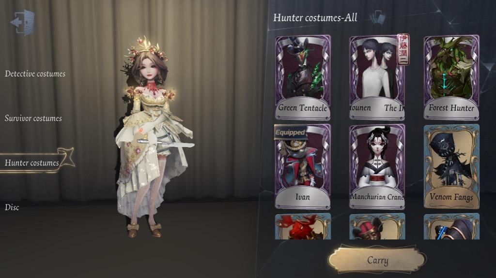 Identity V Account (ASIA) IOS LIMITED SKINS , Video Gaming, Gaming ...