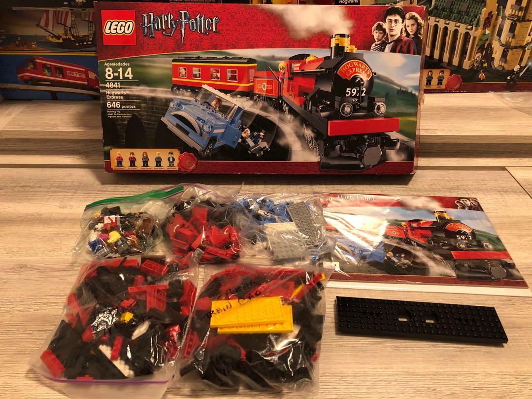 Lego 4841 Hogwarts Express 哈利波特霍格莘茲火車 有盒說明書100%齊件齊人仔, 興趣及遊戲, 玩具 & 遊戲類 ...