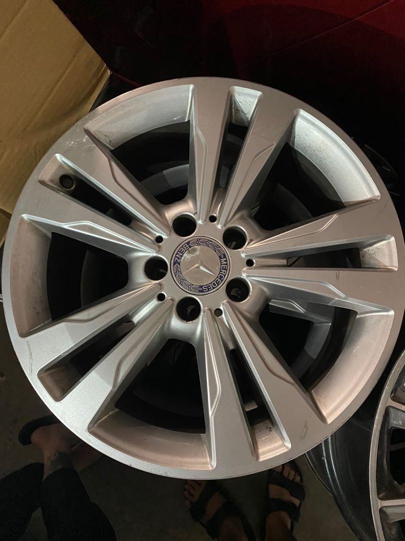 Mercedes 18” rims, Car Accessories, Tyres & Rims on Carousell