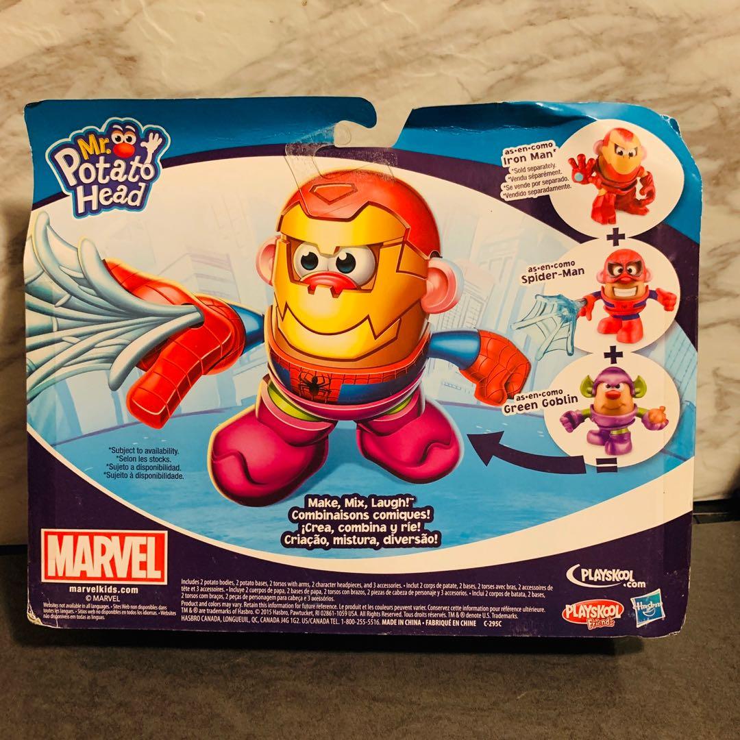 Mr. Potato Head 薯蛋頭 先生 marvel spider man green goblin, 興趣及遊戲, 玩具 & 遊戲類 ...