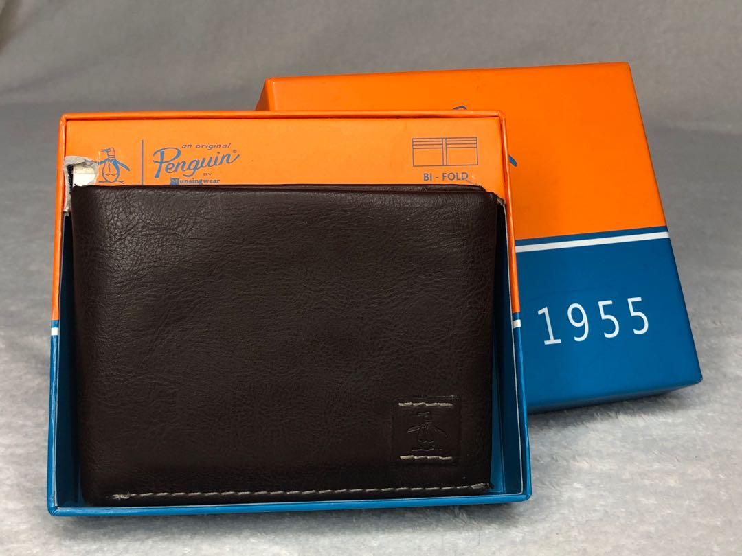 Penguin Leather Bi-fold Wallet, Men's Fashion, Watches & Accessories ...