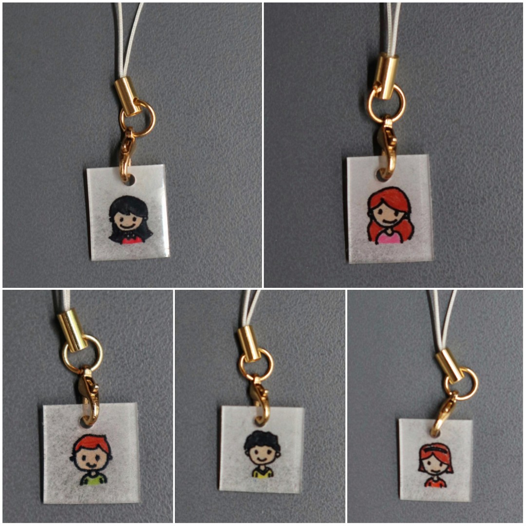 Personalised mini keychains, Hobbies & Toys, Stationery & Craft ...